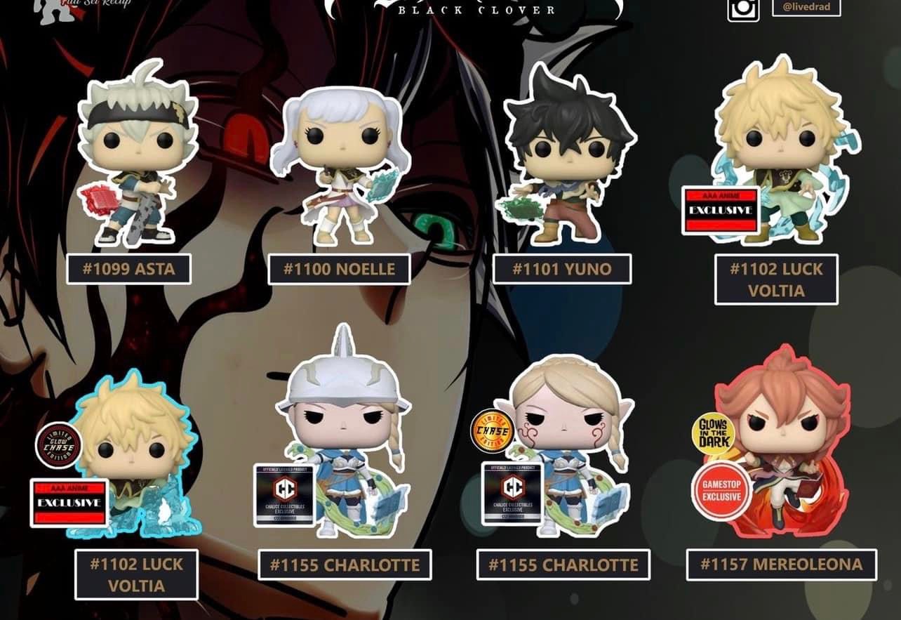 8 Must-Have Black Clover Funko Pops for Fans